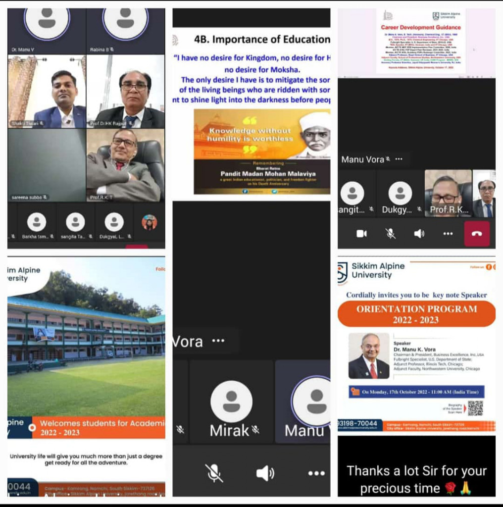 SAU Orientation Program for 2022 Batch